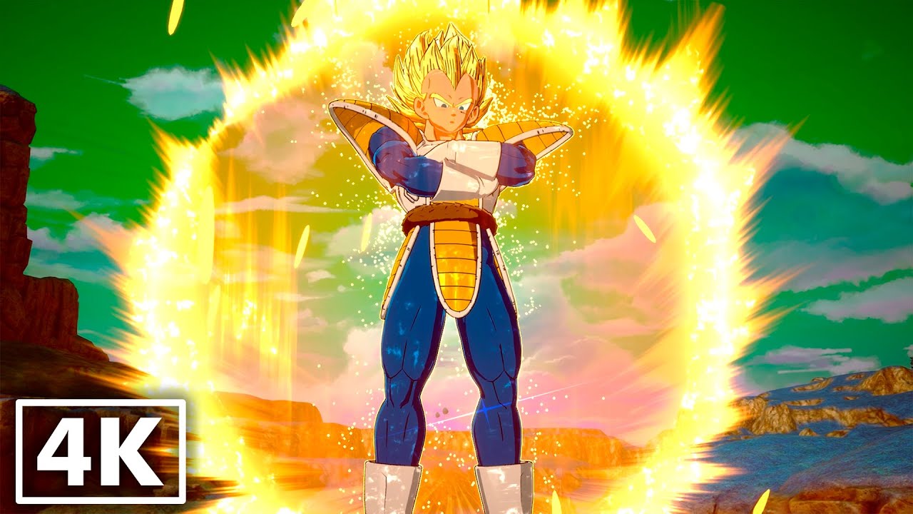 Vegeta Scouter Transforms into a Super Saiyan | Dragon Ball Sparking ...