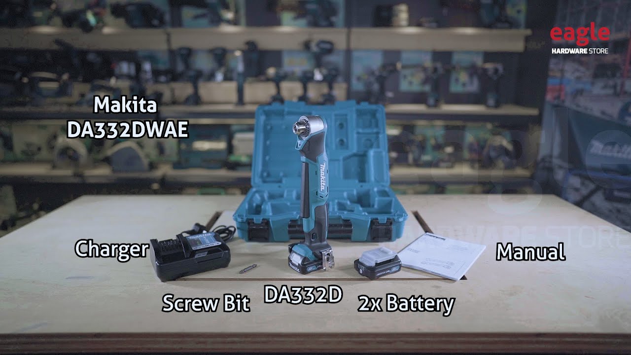 [3] Makita DA332DWAE Open Box - Presented By eagle hardware store Malaysia - YouTube