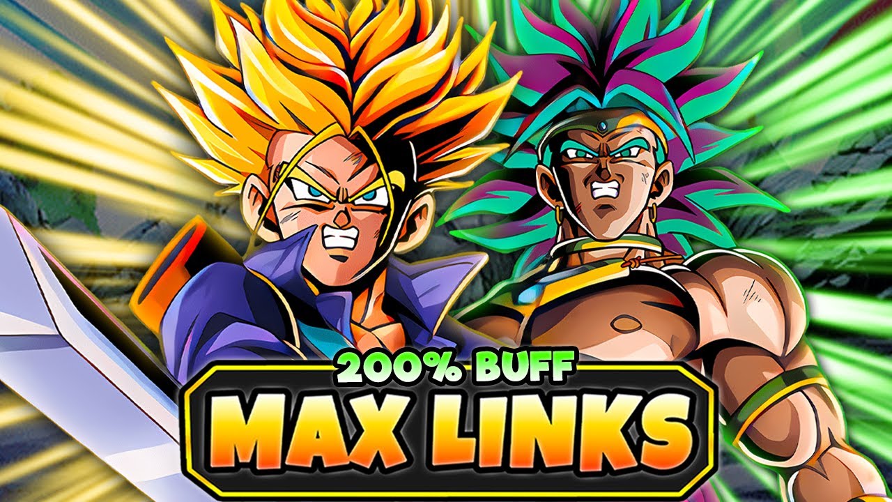 BEST F2P LR??? 100% LEVEL 10 LINKS LR SUPER SAIYAN TRUNKS AND BROLY ...