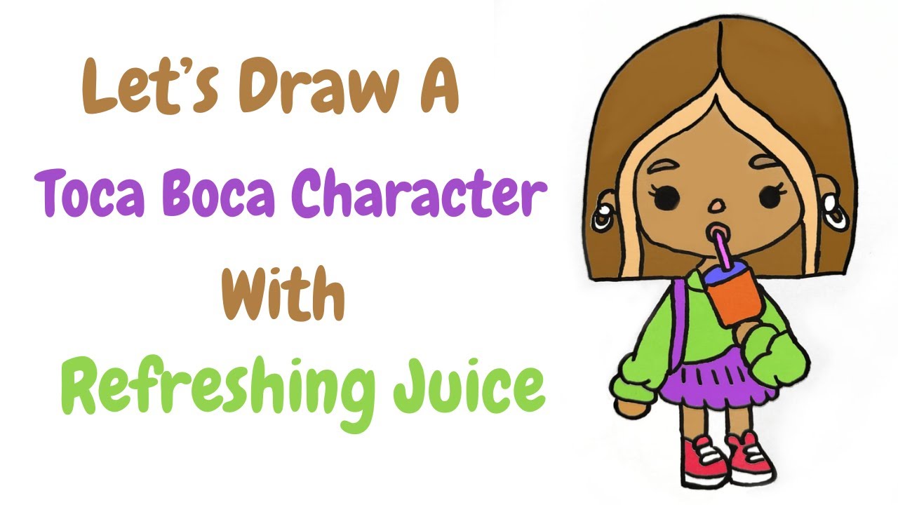 How to Draw Toca Life World Character | Toca Boca characters - YouTube