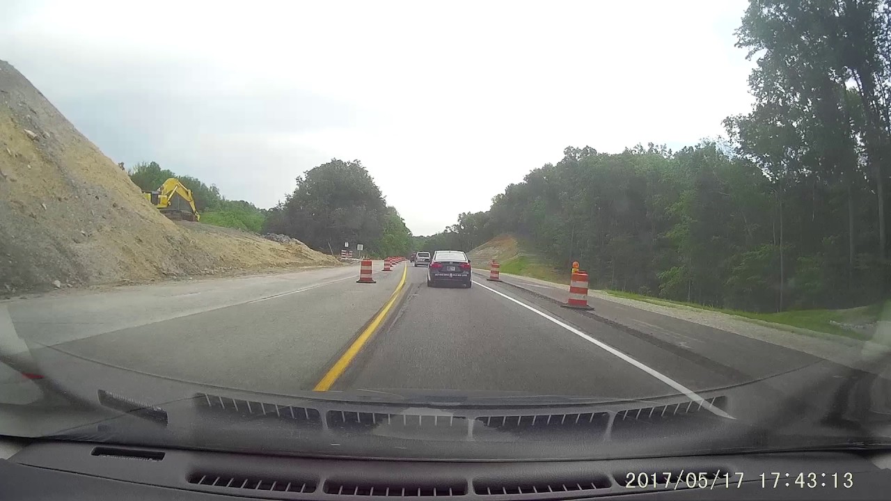Indiana I-69 Highway 37 Section 5 North-bound 5/17/2017 - YouTube