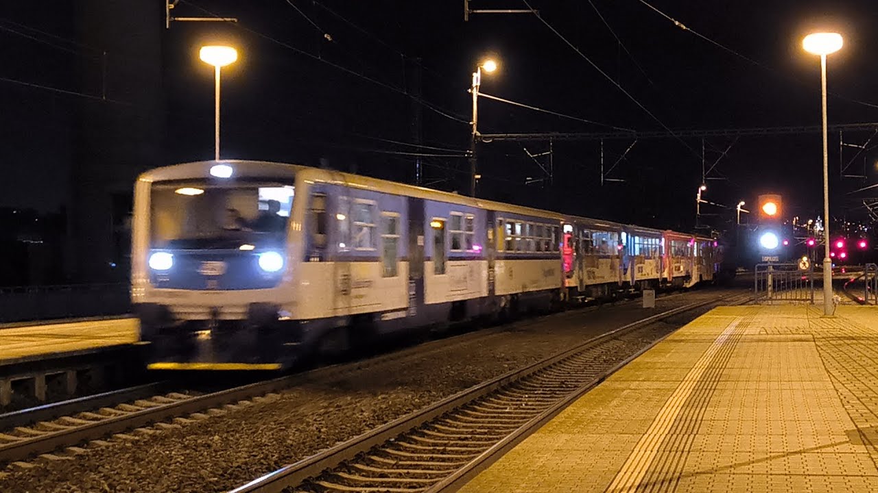 vlaky Praha-Holešovice a vlak z neznáma 28.10. 2024/Trains Prague ...