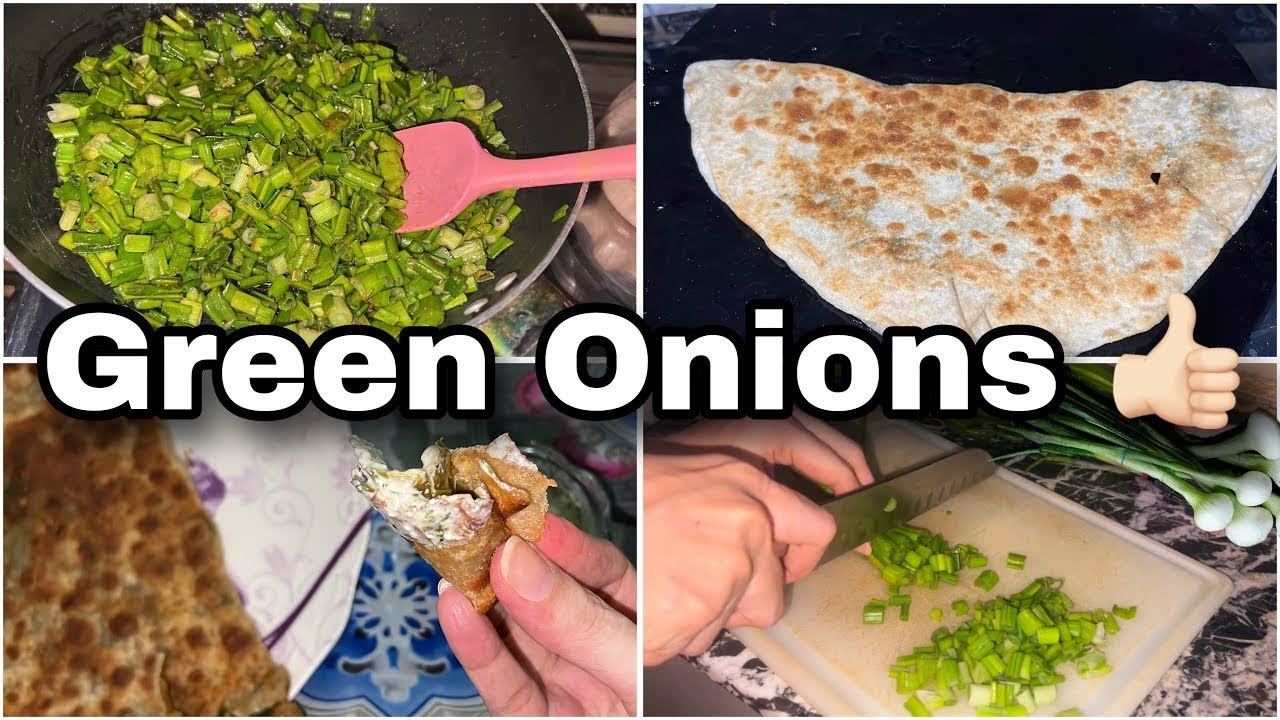 SPICY PARATHA 🌶️🥵 | How To Make Green Onion Paratha | Ashi Family - YouTube