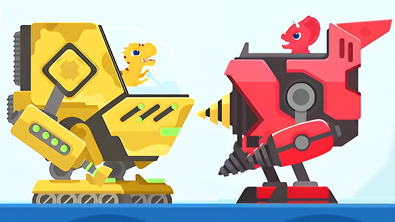 Coding Games: Island 7 - Pilot Mechas With A Dinosaur! - YouTube
