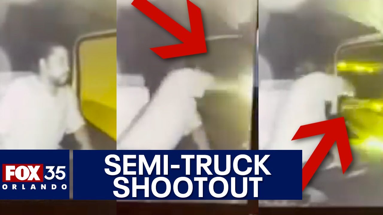 Dash cam captures Florida truck driver shootout during road rage ...