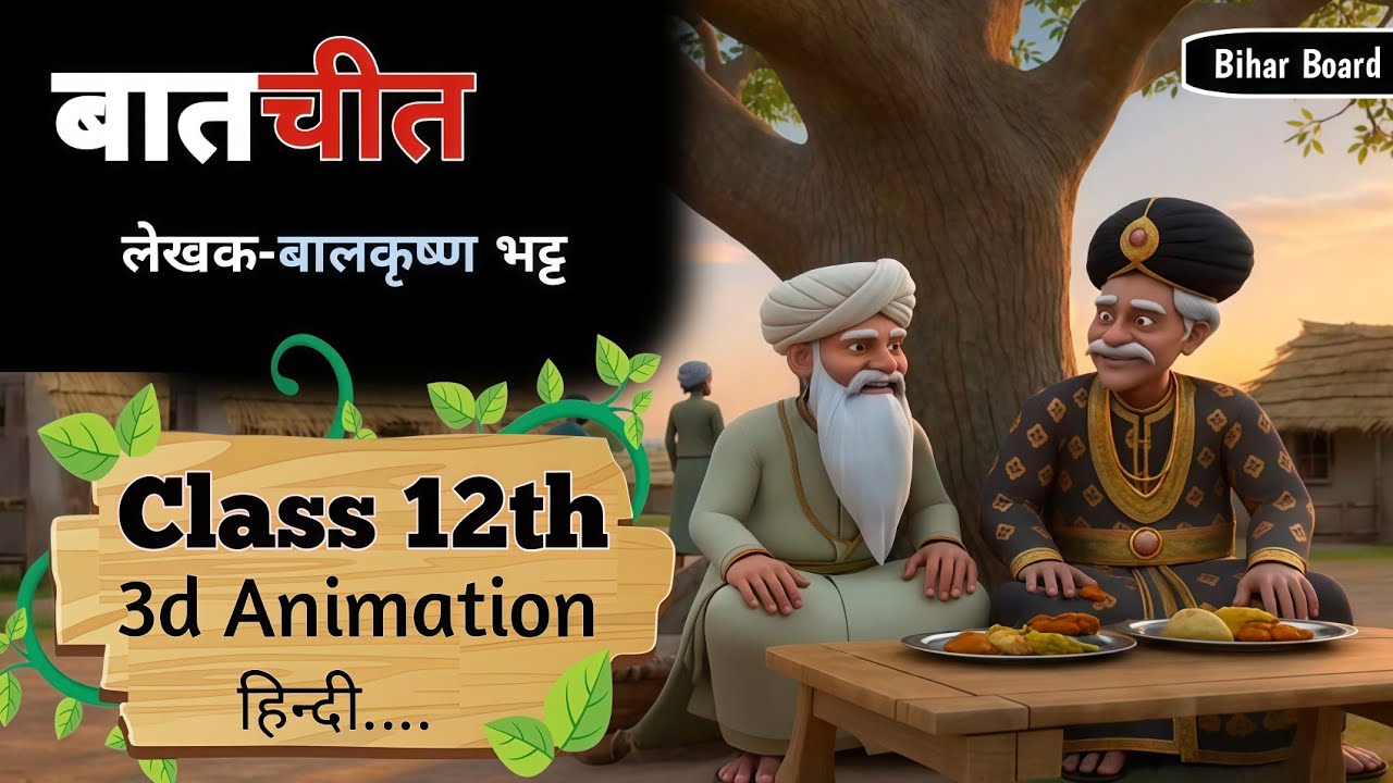 बातचीत | Batchit class 12 bihar board hindi | Animation | Explain - YouTube