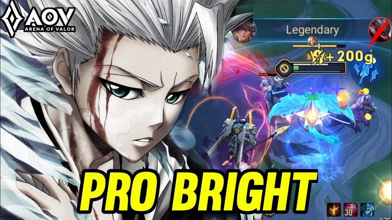 AOV : BRIGHT GAMEPLAY | PRO BRIGHT - ARENA OF VALOR LIÊNQUÂNMOBILE ROV - YouTube