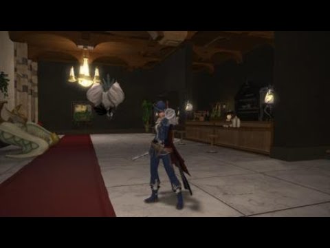 FINAL FANTASY XIV Blue Mage Battle Stance and Victory Pose - YouTube