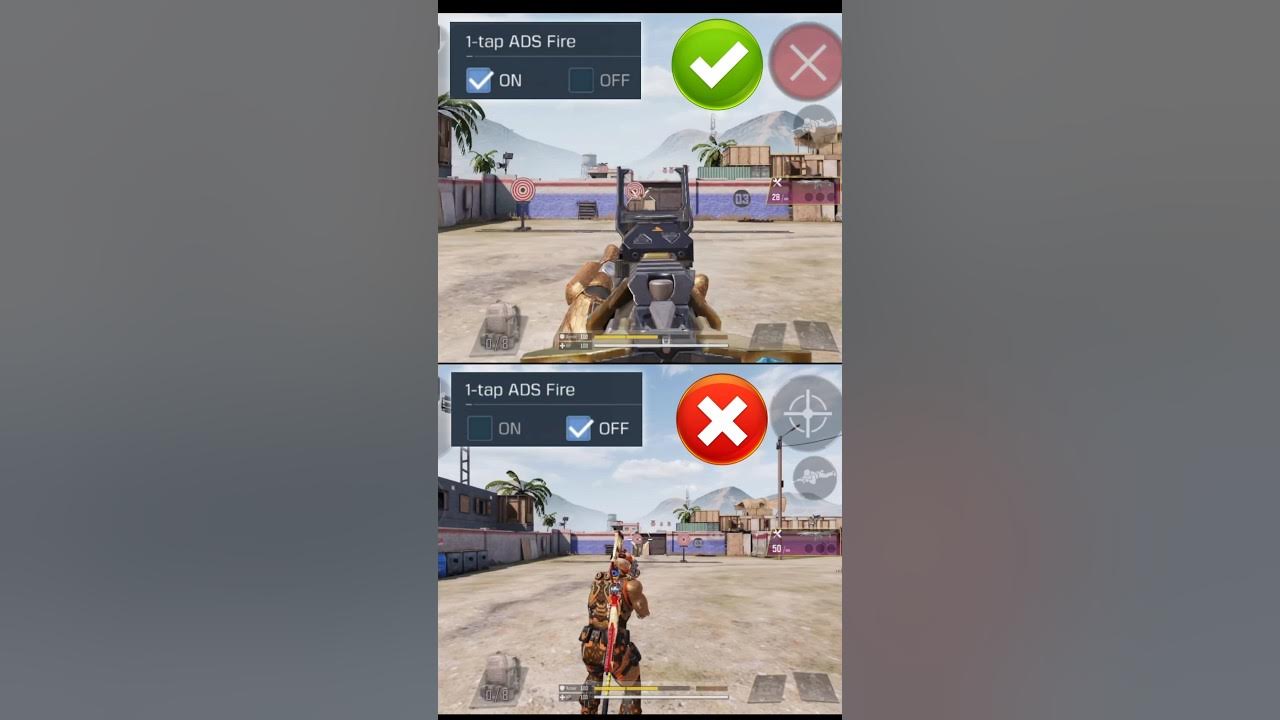 1-Tap ADS Fire Setting Tutorial in CODM BR 💯🔥Codmobile🤕CODM Pro Setting #shorts #codmbr #codm # ...