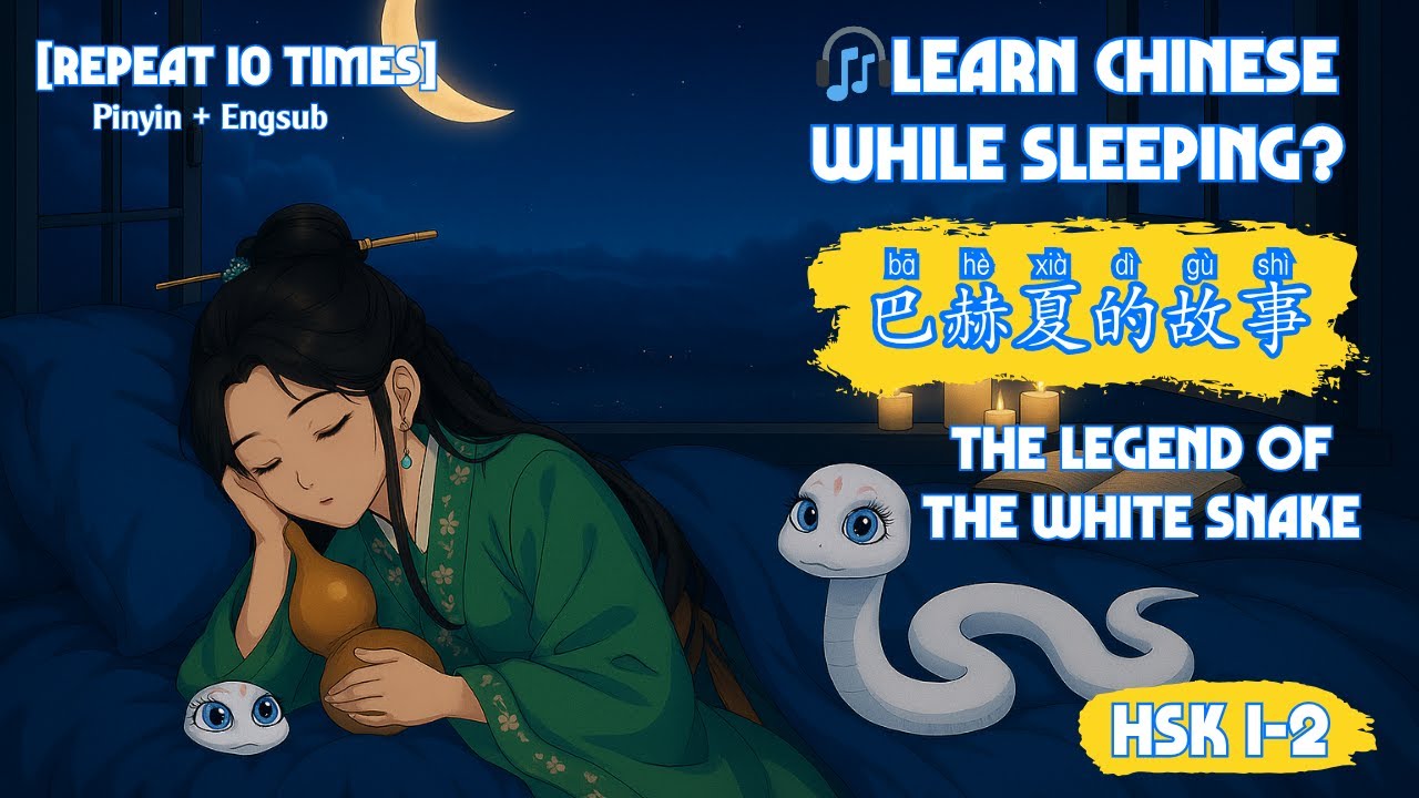 Learn Chinese While Sleeping | Chinese Story: The Legend of the White ...
