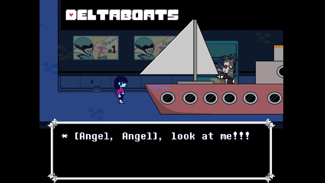 DELTABOATS (Deltarune AU???) Spamelle is on a boat! - YouTube