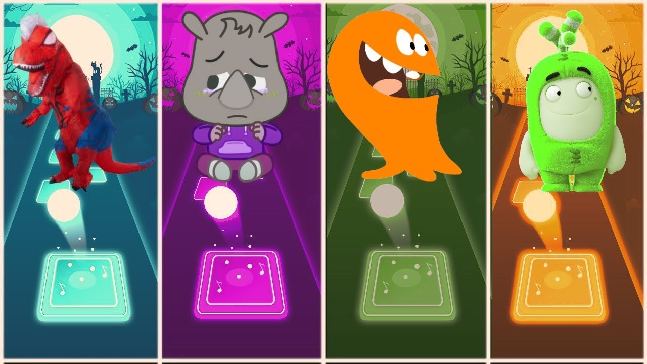 Dinosaur Spiderman vs Venom 🆚 Sheriff labrador 🆚 Lam put 🆚 Oddbods ...