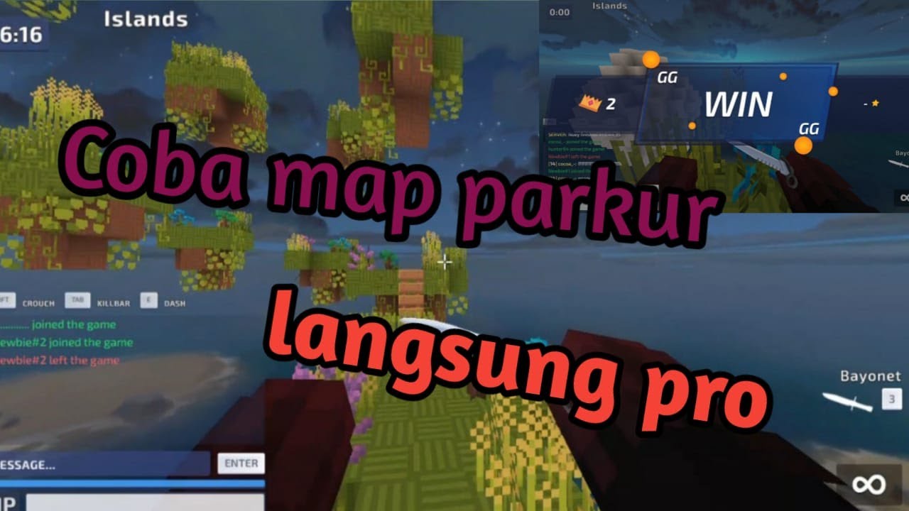 Coba map parku di kirka io - Kirka io - YouTube