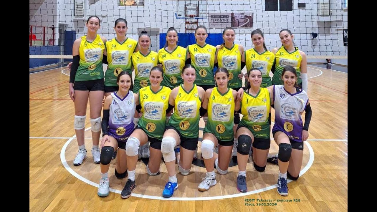 Ροδίων άθλησις-ΡΣΦΠ Τελχινίς_κορίτσια Κ18_(5μμ) - YouTube