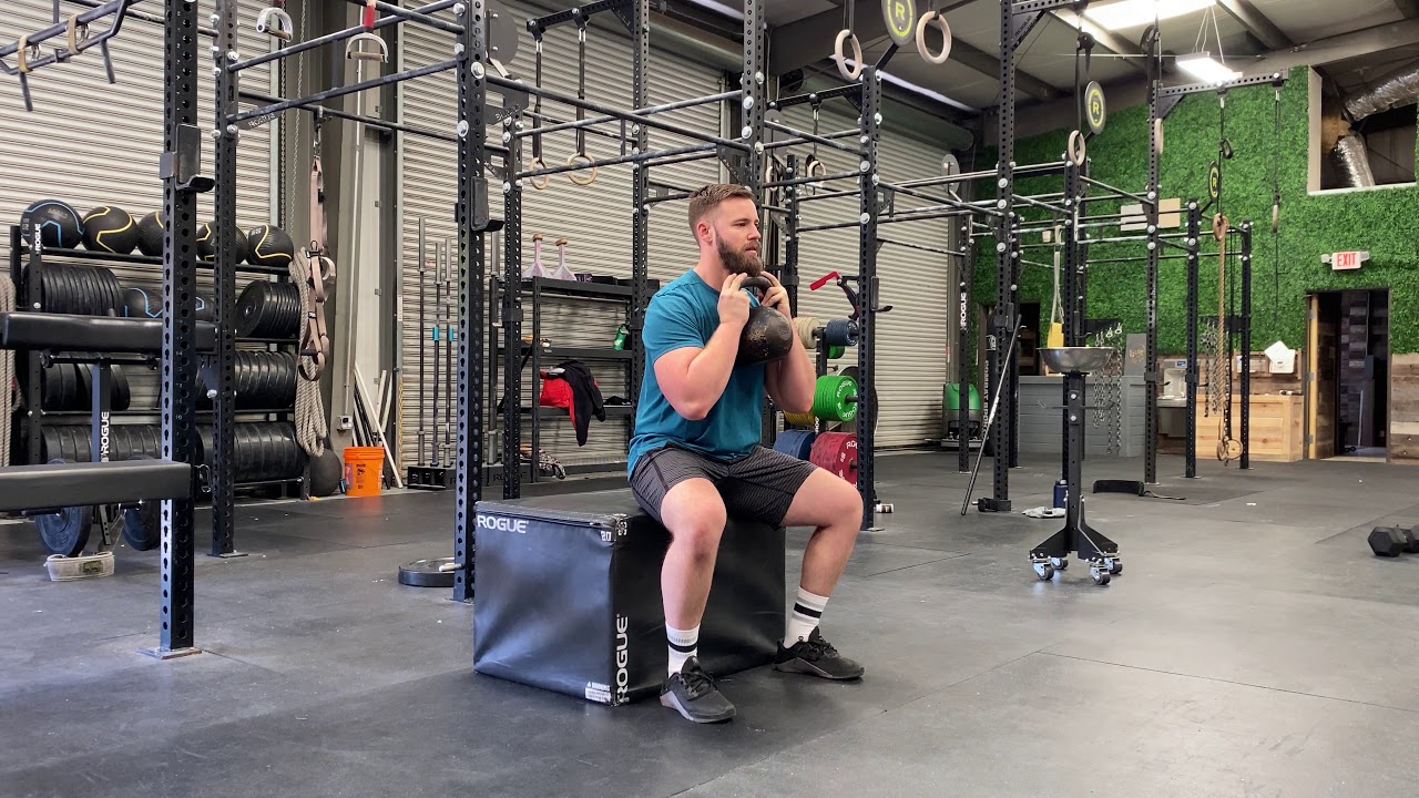 Goblet Squat to Target - YouTube