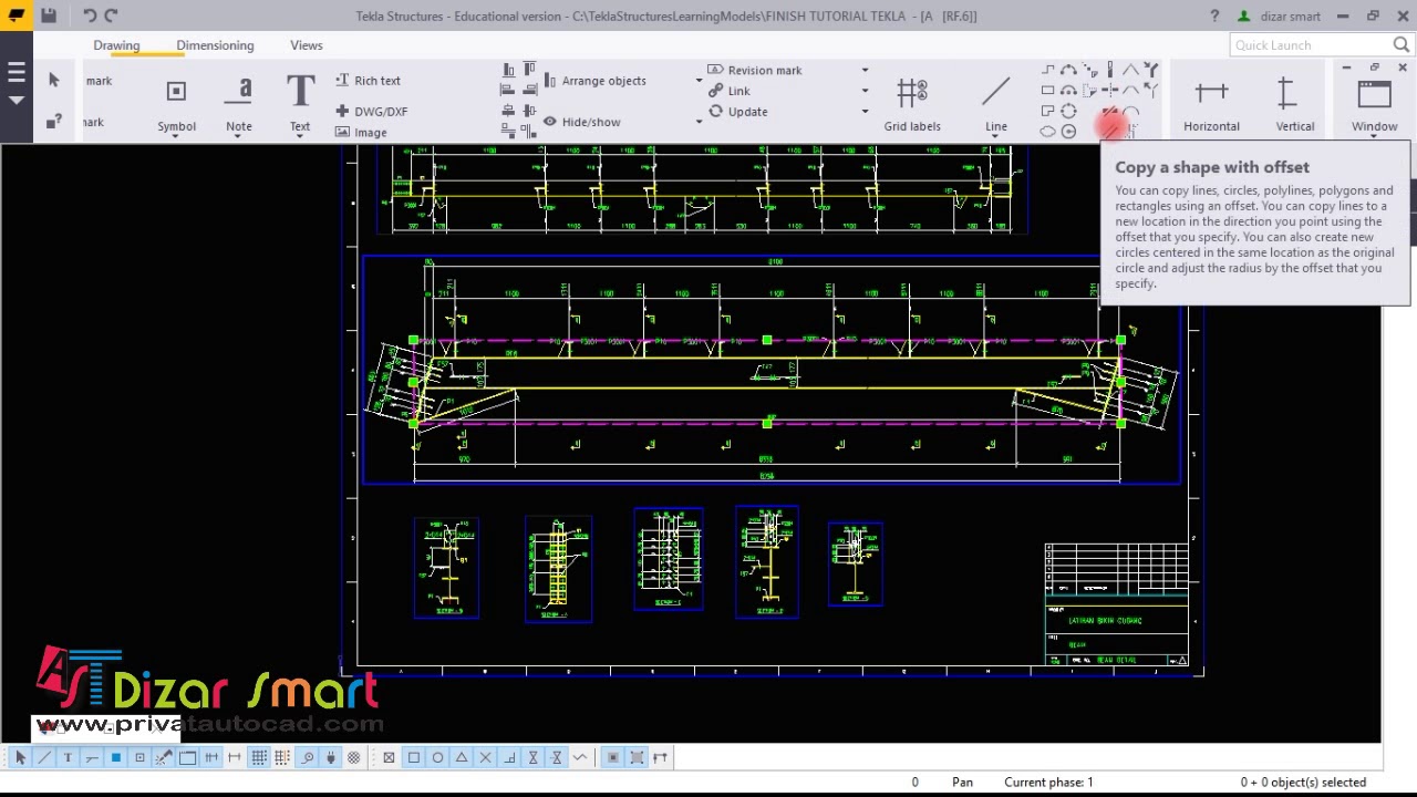 create cut line part - YouTube