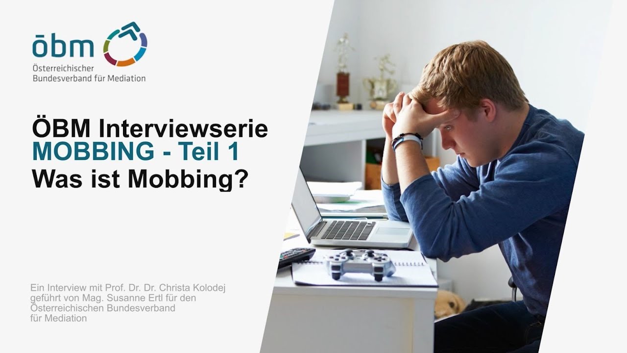Interview Prof. Kolodej - Teil 1 – Mobbing - Definition - YouTube