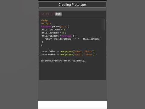 Creating Prototype Javascript. - YouTube