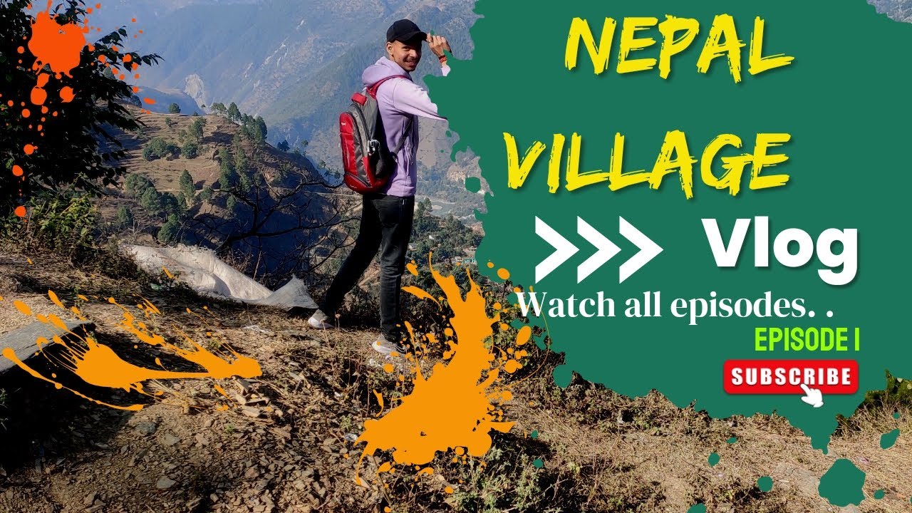 Nepal hometown || my village vlog || ये हैं मेरा नेपाल का घर || nepal vlog || india to nepal # ...