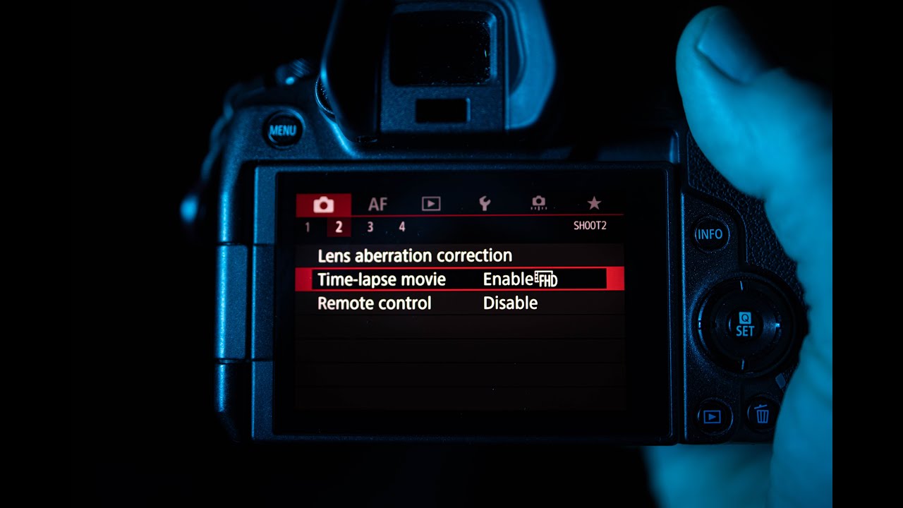 How to Setup Timelapse with Canon EOS R - YouTube