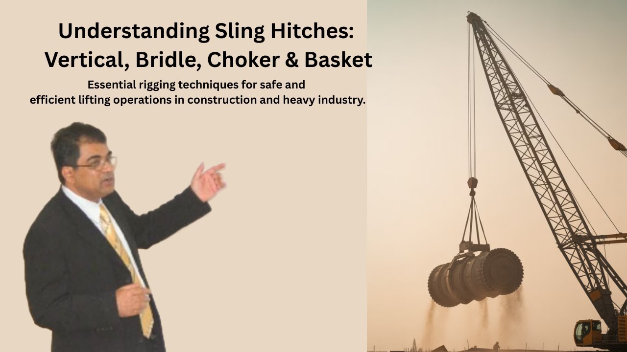 Understanding Sling Hitches Vertical, Bridle, Choker & Basket - YouTube