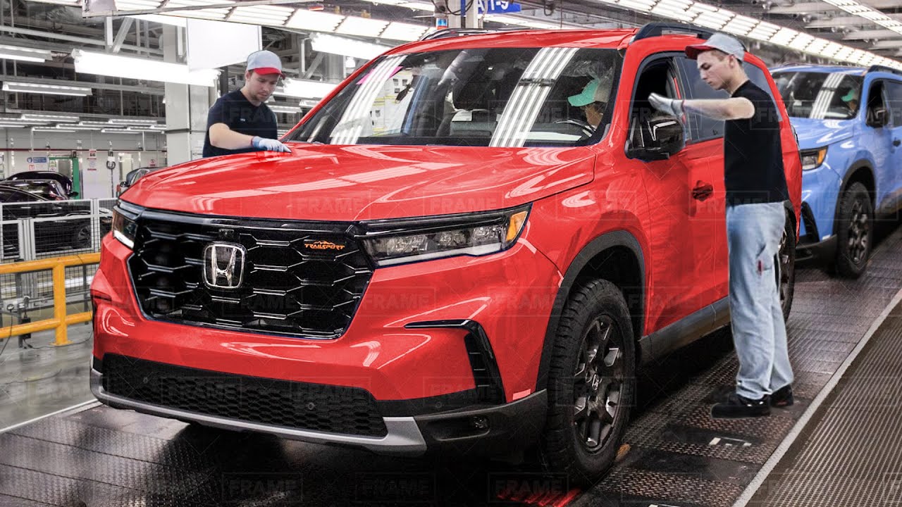 Inside US Best Mega Factory Producing the Brand New Honda Pilot ...