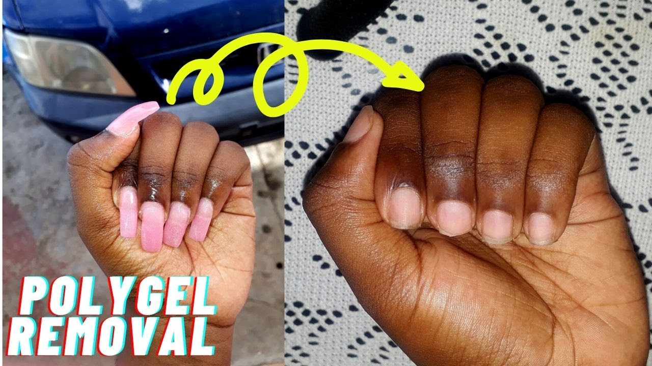 Polygel Nail|| How to remove polygel Nails||Beetles Gel Polish - YouTube