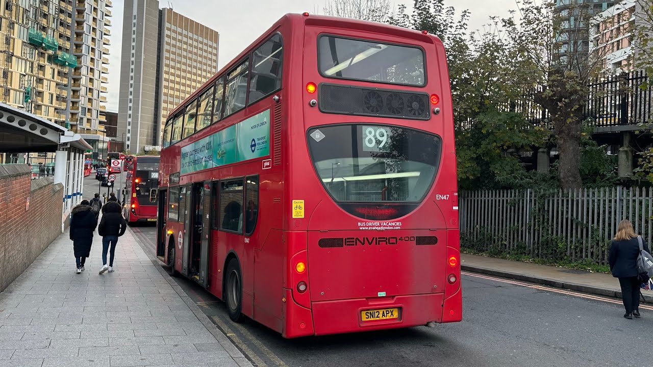 Journey on Route 89 to Lewisham station| Go-Ahead London EN47 SN12 APX ...