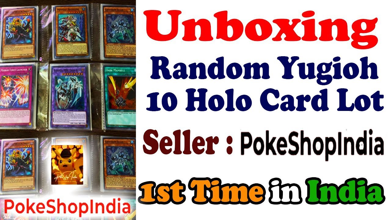Unboxing Random 10 Holo Card Pack || Seller : Pokeshopind.in - YouTube