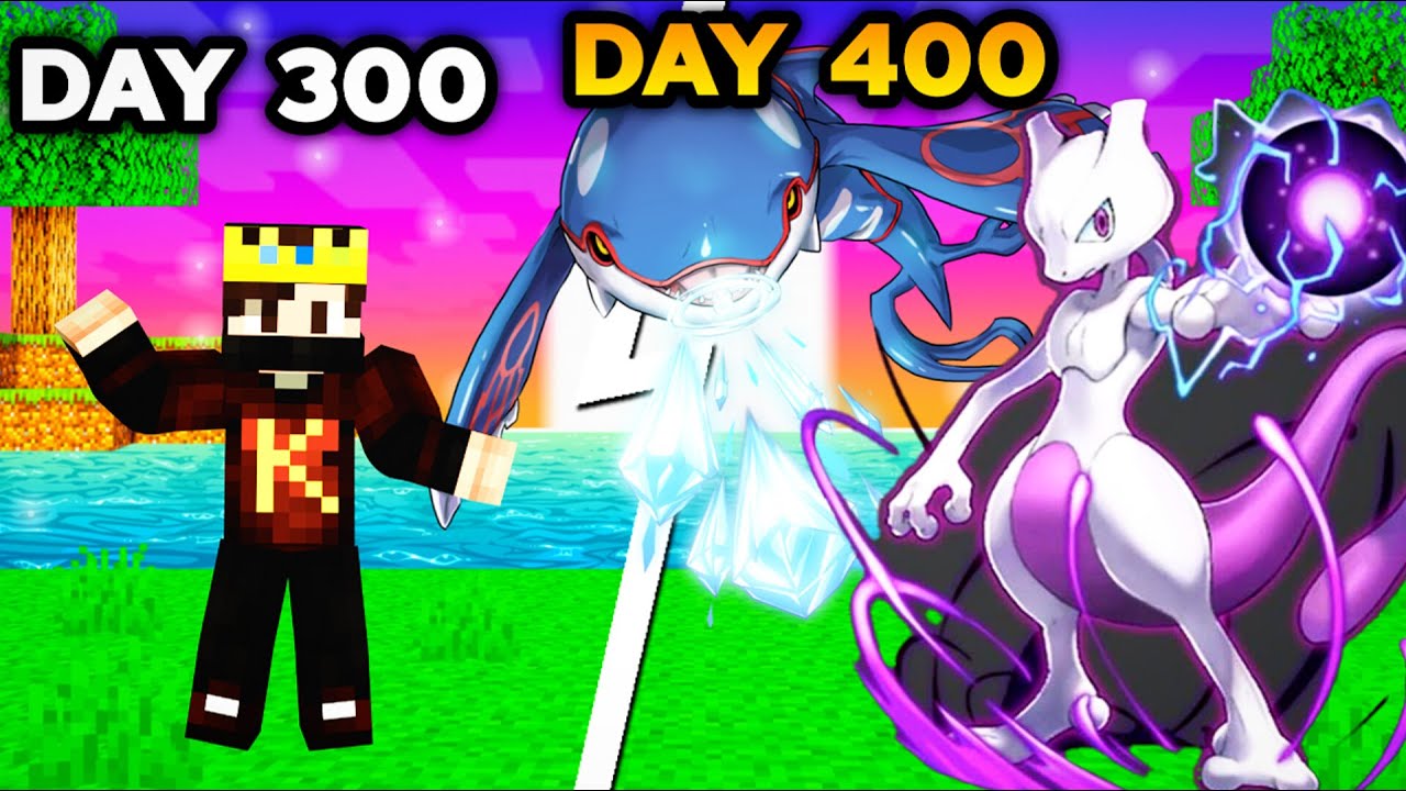 Legendary Pokemon Encounter 400 Days IN COBBLEMON WITH ULTRARARE ...
