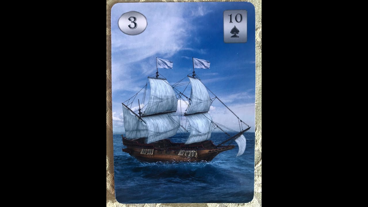 Lenormand Lesson Card No. 3 Ship - YouTube