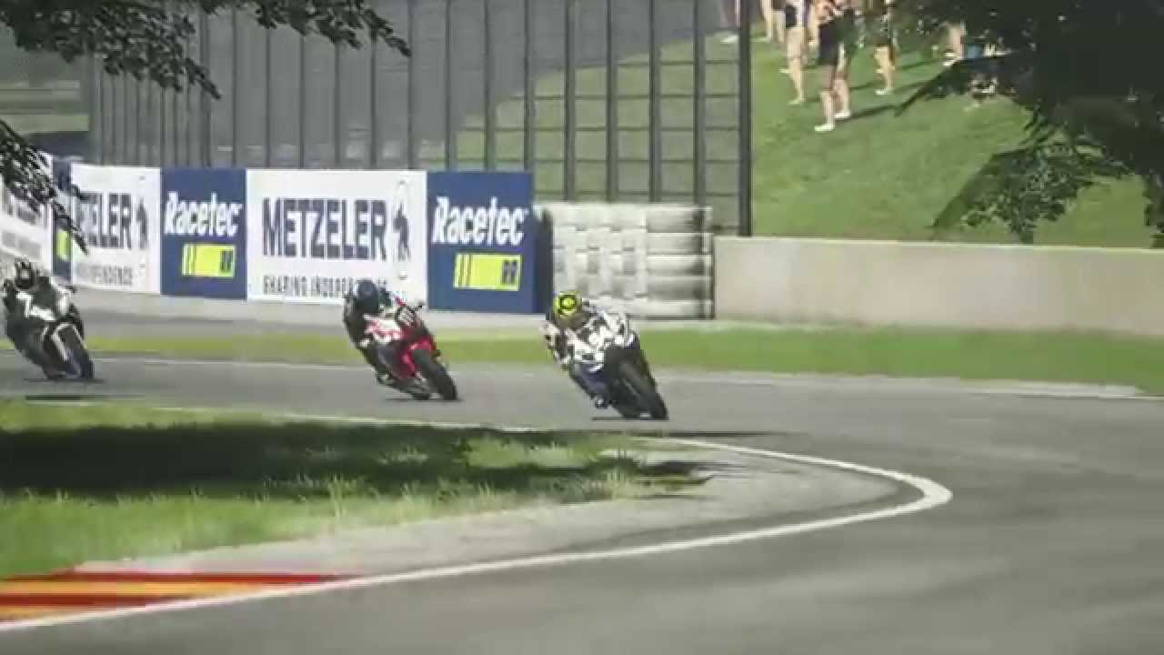RIDE PS4 - Yamaha R1 Racing Version - Road America - YouTube