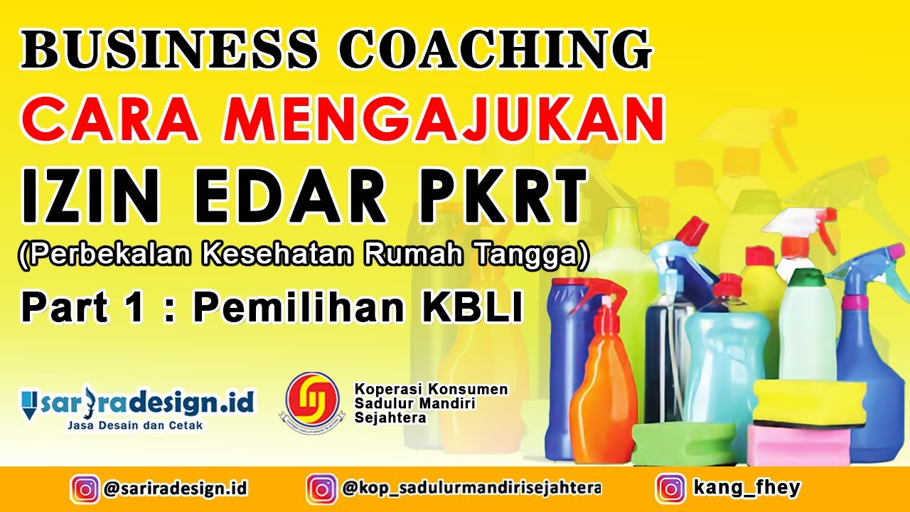 ijin edar PKRT untuk produk sabun cuci dan pembersih - YouTube