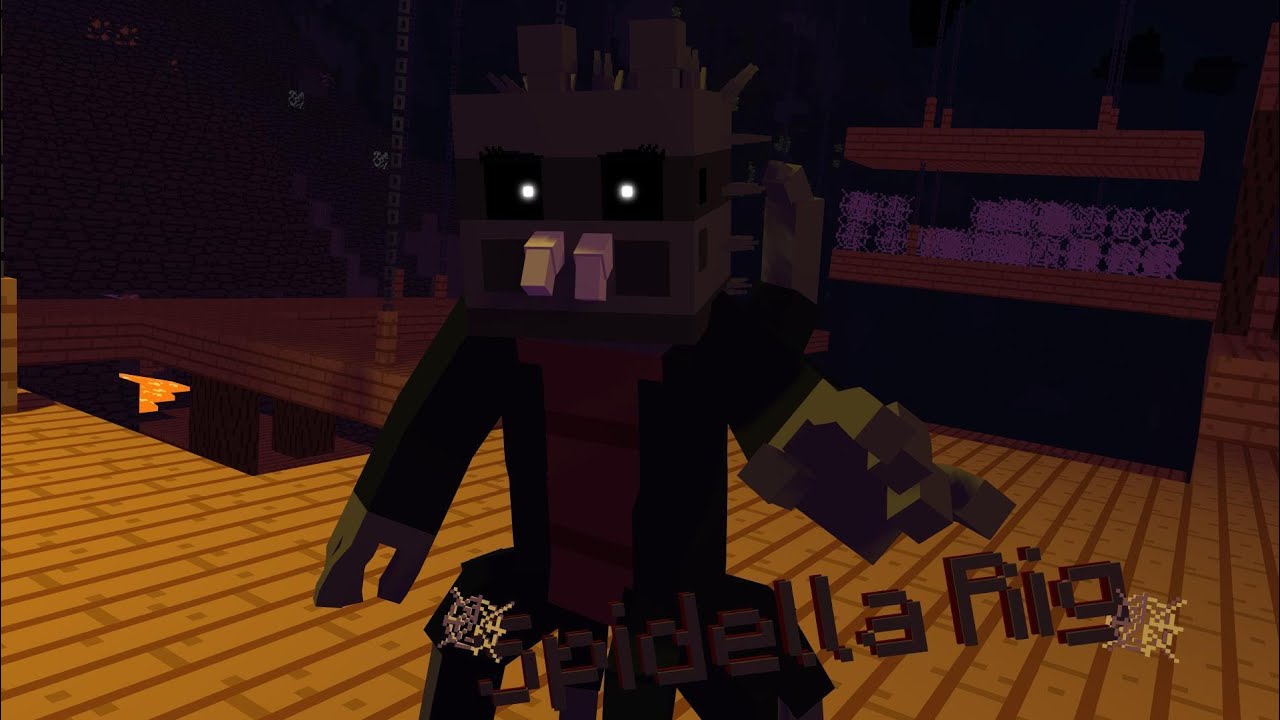 Spidella Piggy Animation & Rig Mine Imator - YouTube