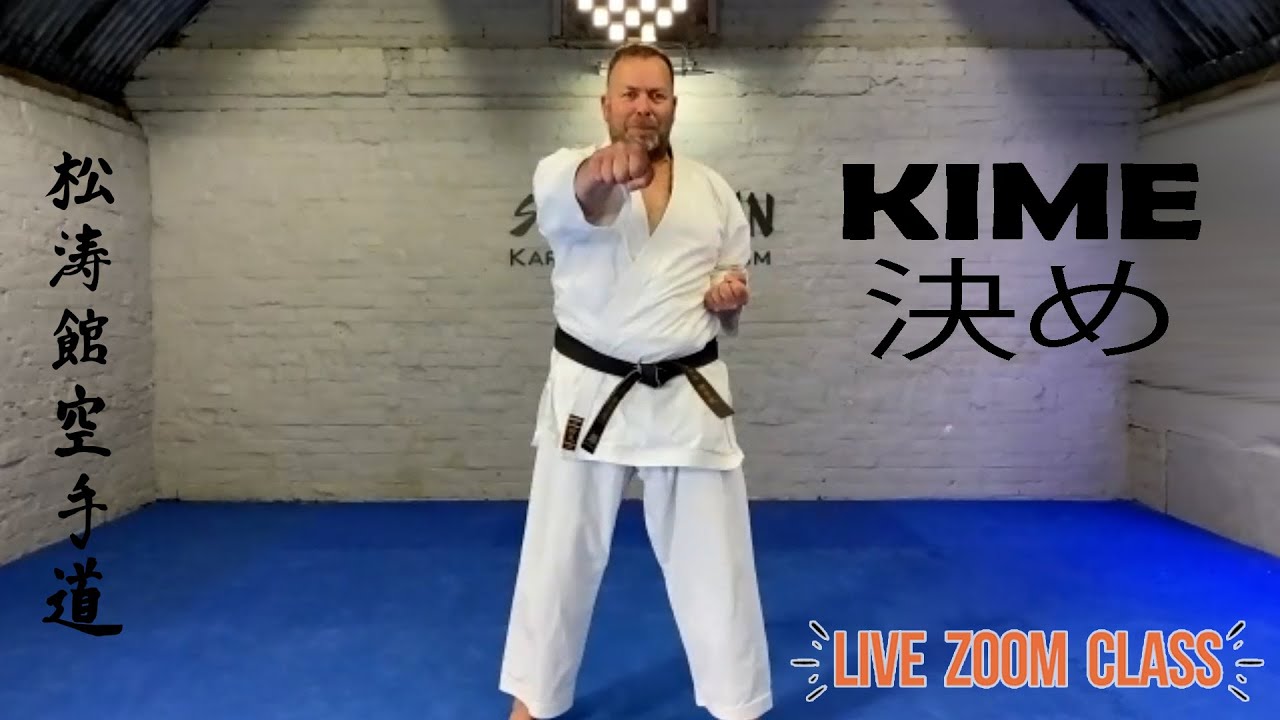 Live Karate Zoom Class 05 06 21 Kime - YouTube