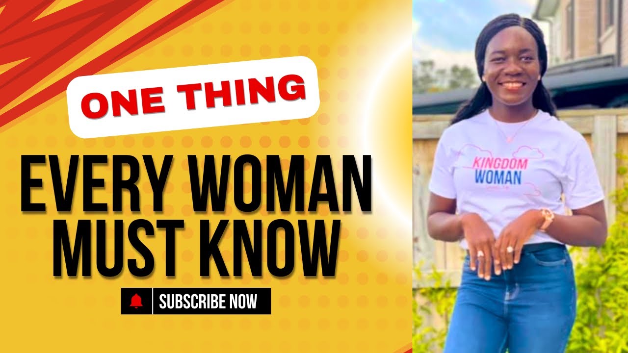 ONE THING EVERY WOMAN MUST HAVE | A must watch for every woman! - YouTube