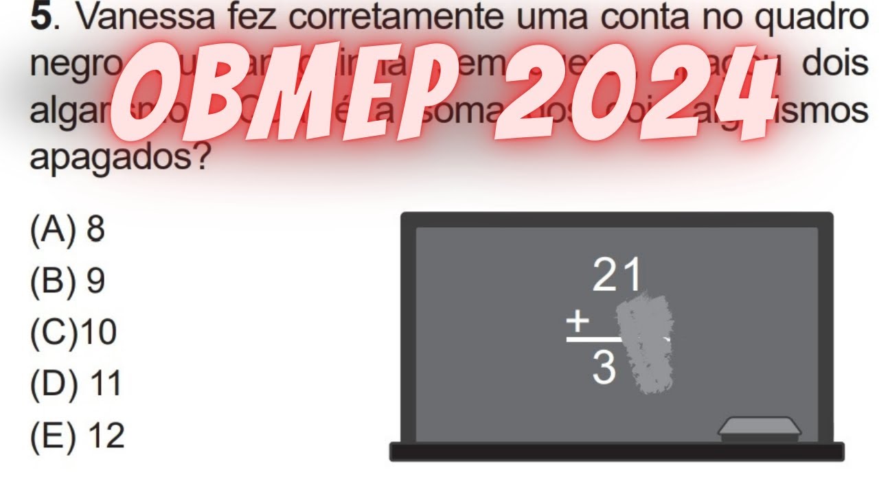OBMEP: GABARITE A PROVA DA OBMEP 2 FASE - YouTube