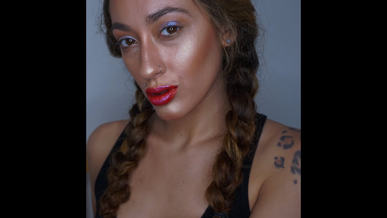 Full Face Highlighter Challenge - YouTube