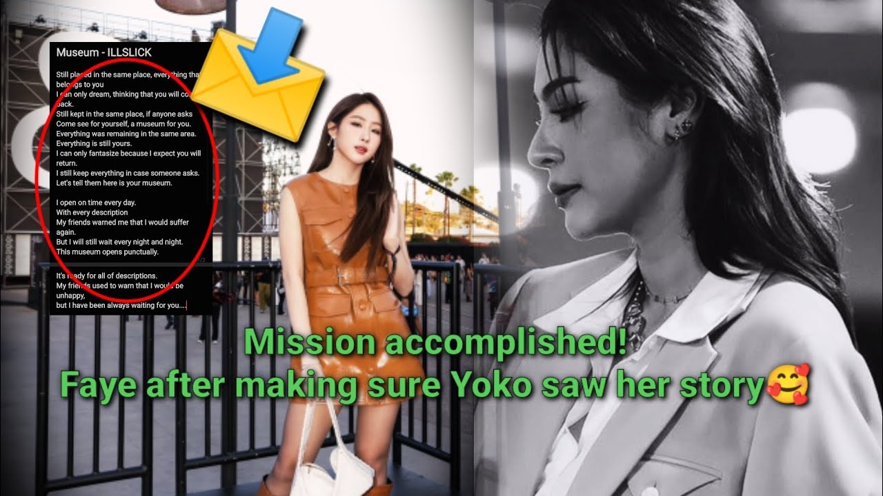 Wait,what is this! FAYE deleted her IG story after YOKO view it ...