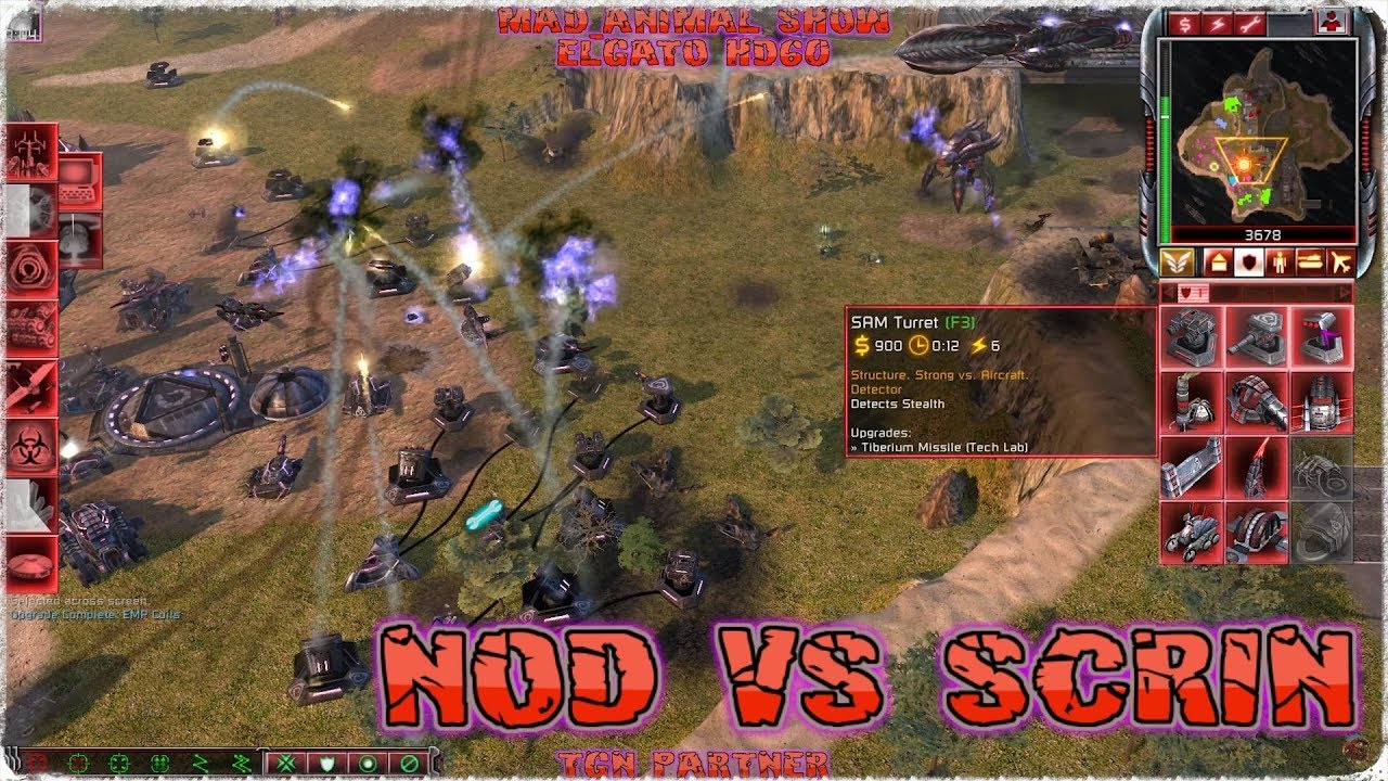 (New Map) C&C 3 Tiberium Essence 2.0 Alpha NOD vs Scrin 1vs1 CompStomp ...