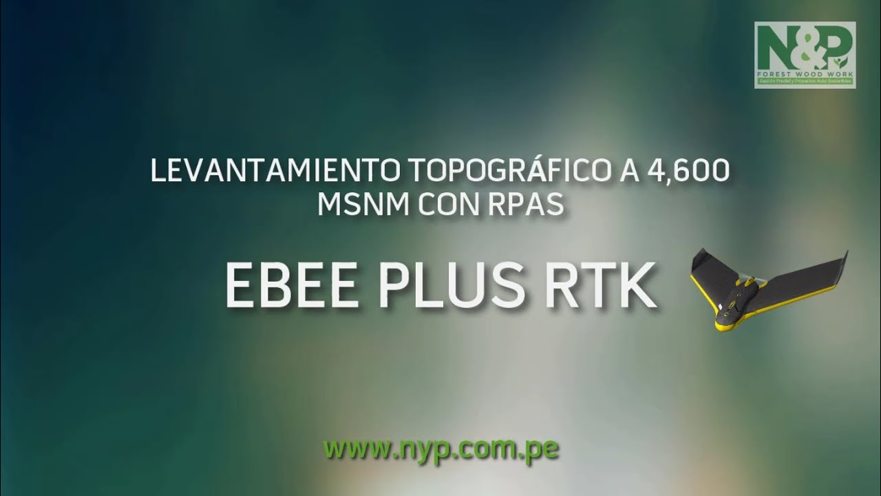 Levantamiento Topográfico a 4600 msnm con RPAS Ebee Plus RTK - YouTube