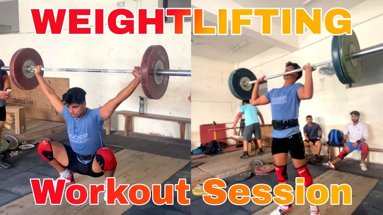 Weightlifting Workout Session || Complete Workout|| Olympic weightlifting || - YouTube