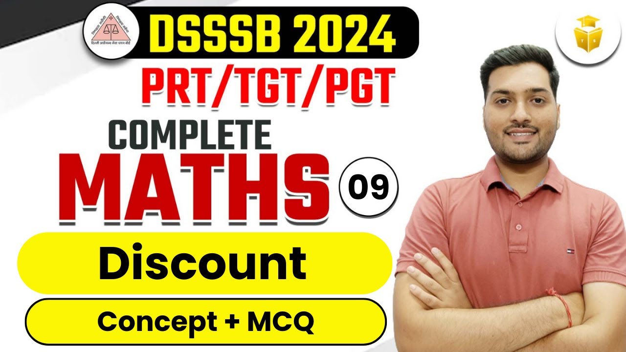 DSSSB Preparation 2024 Maths | DSSSB TGT PGT PRT Maths 2024 Complete ...