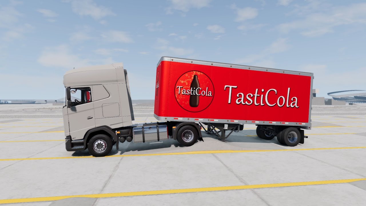 BeamNG Drive - Segra Ultimat Box truck Suspension Testing G29 Gameplay ...