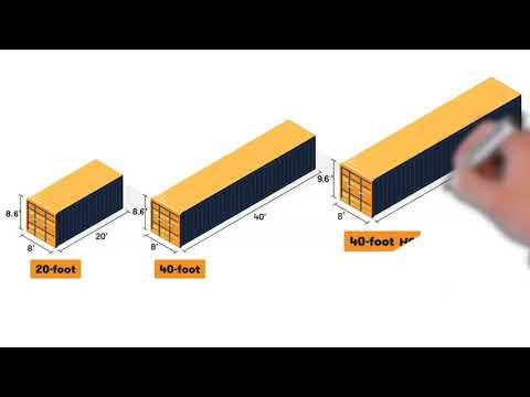 How to move Loaded Shipping Containers. - YouTube