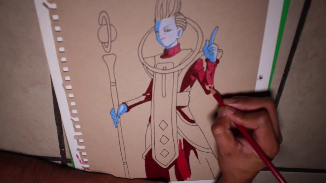 Drawing Whis from Dragon Ball Super - YouTube