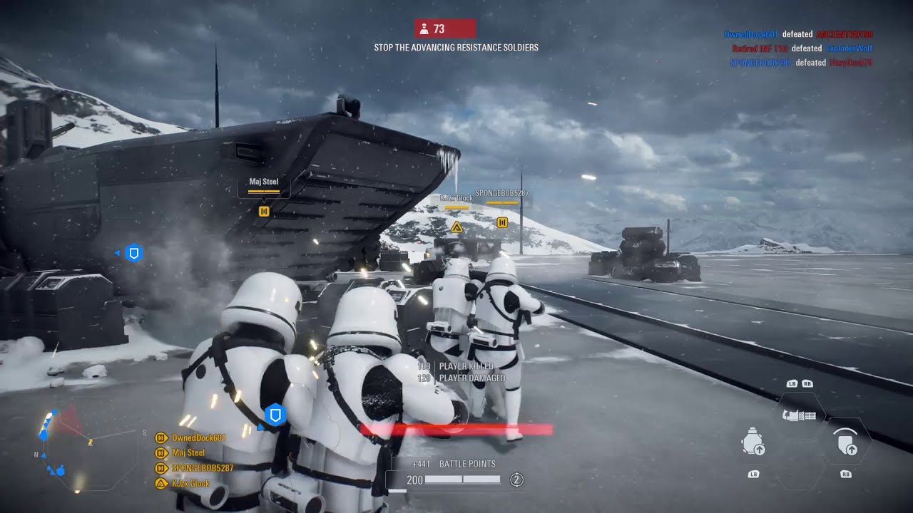 Star Wars Battlefront 2: First Order Defense Of Starkiller Base ...