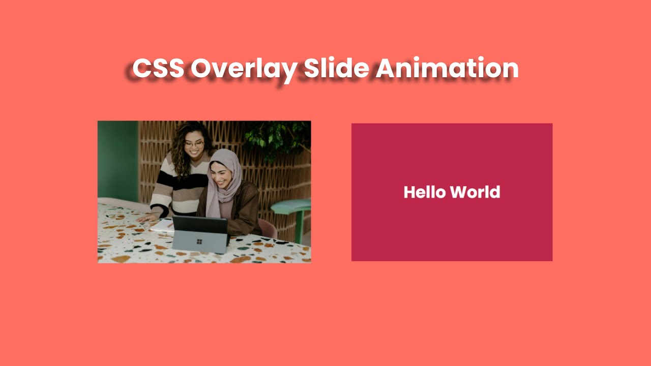 Css Overlay Effect Animation With Html Css Html Css Overlay Effect