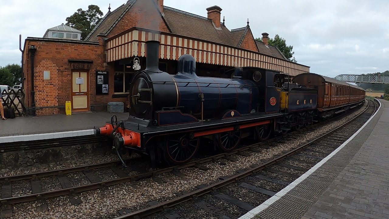 GER-Y14-0-6-0 564 Weybourne Station with Victorian rolling stock - YouTube