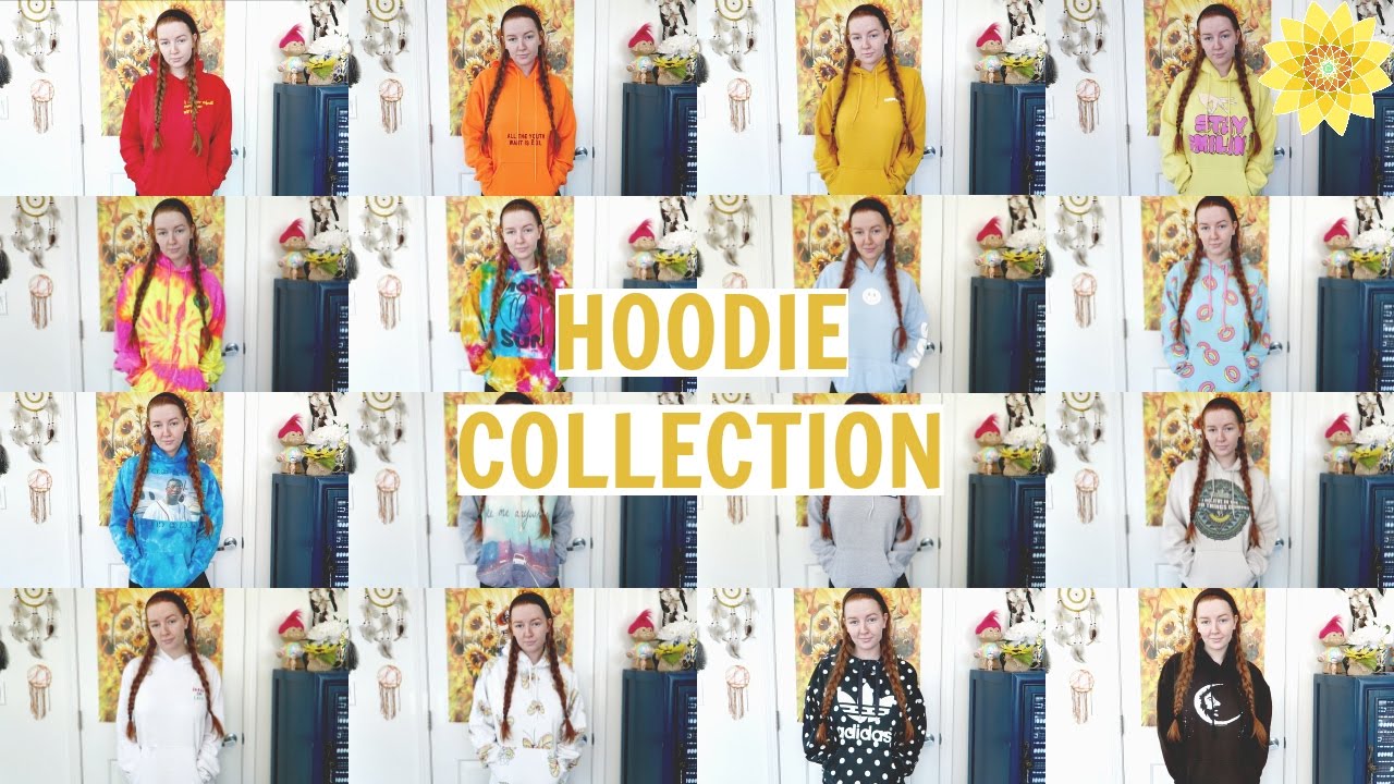MY HOODIE COLLECTION | MEGHAN HUGHES - YouTube
